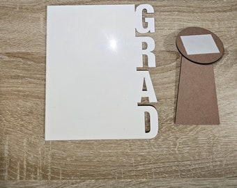 Blank Graduation Photo Gift, Photo Stand, Senior 2023, Personalized ...