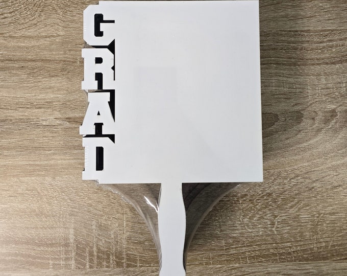 Sublimation Blank MDF Graduation Fan, Paddle, Sign, Souvenir.. (large ...