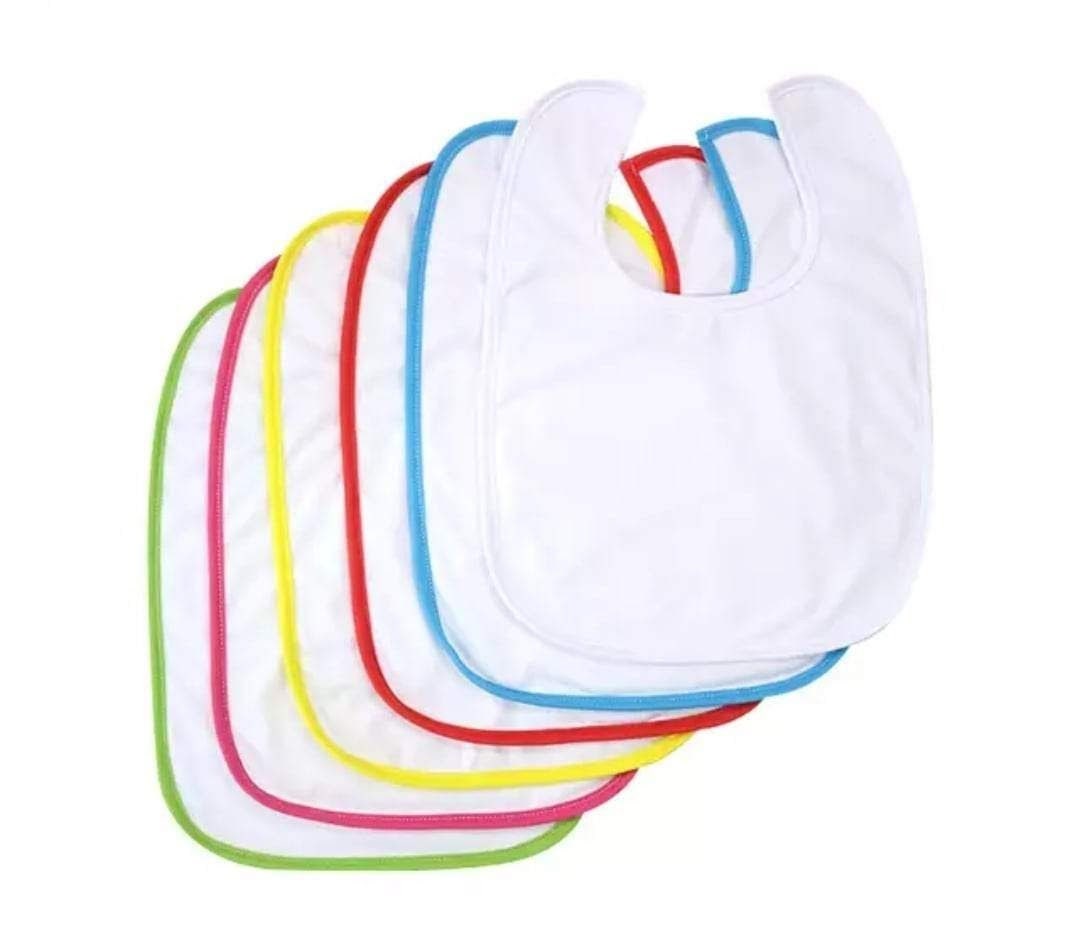 Sublimation Blank Polyester Baby Bib (black, Pink, Red & Royal Blue ...