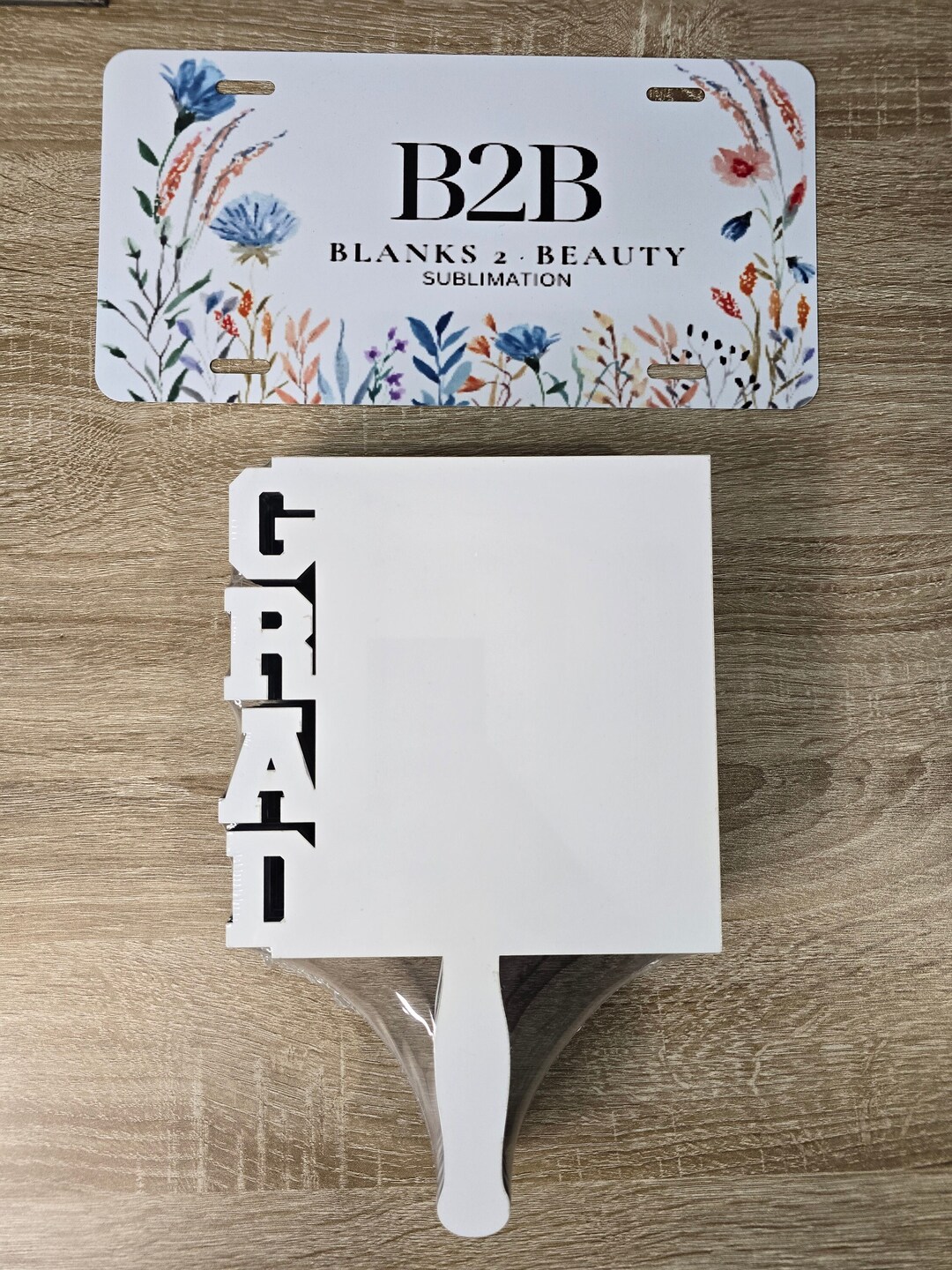 Sublimation Blank MDF Graduation Fan, Paddle, Sign, Souvenir.. (large ...