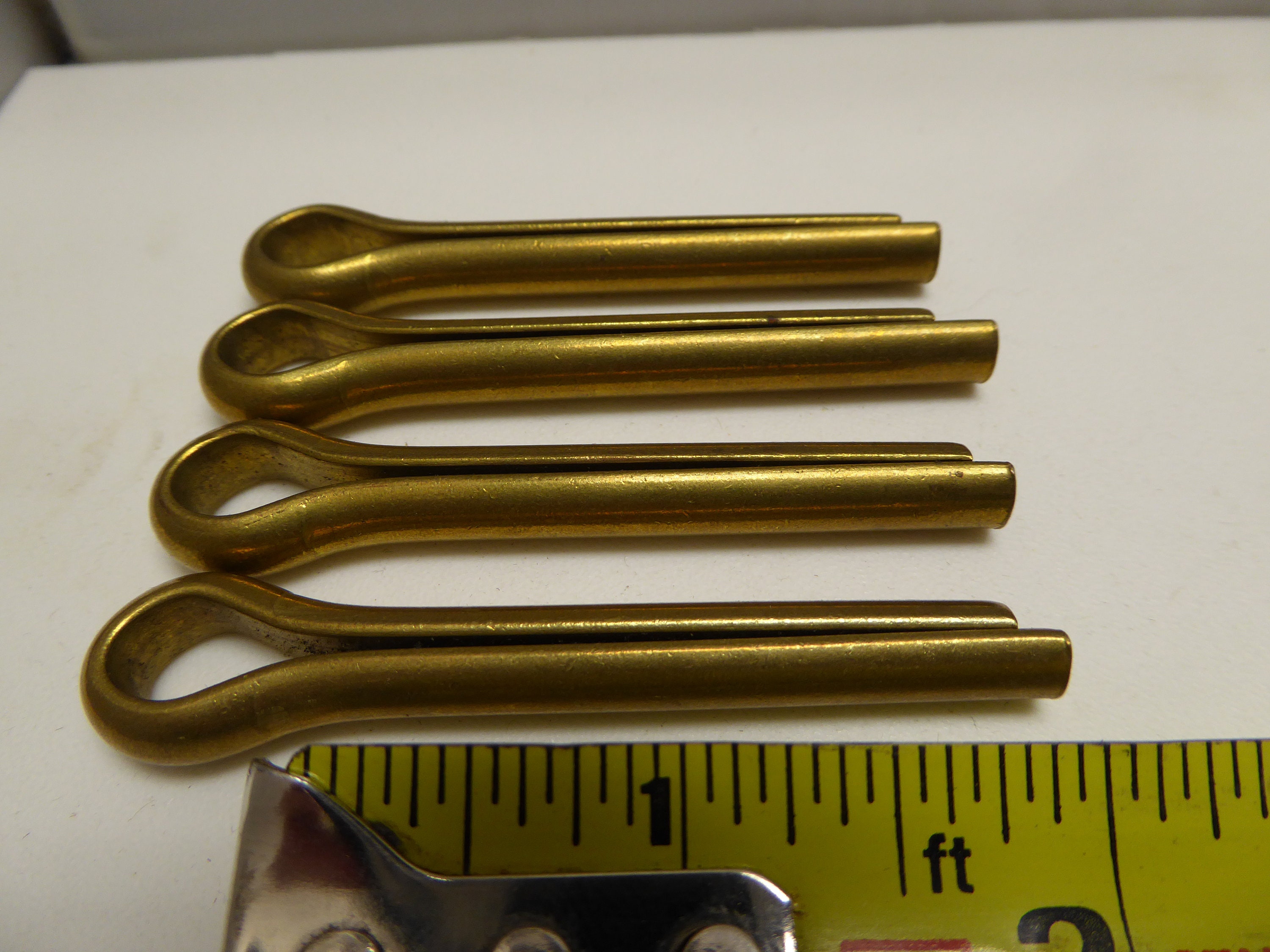 5/16" X 2" Brass Cotter Pin NEW VINTAGE 1950's Made in the USA Quantity ...