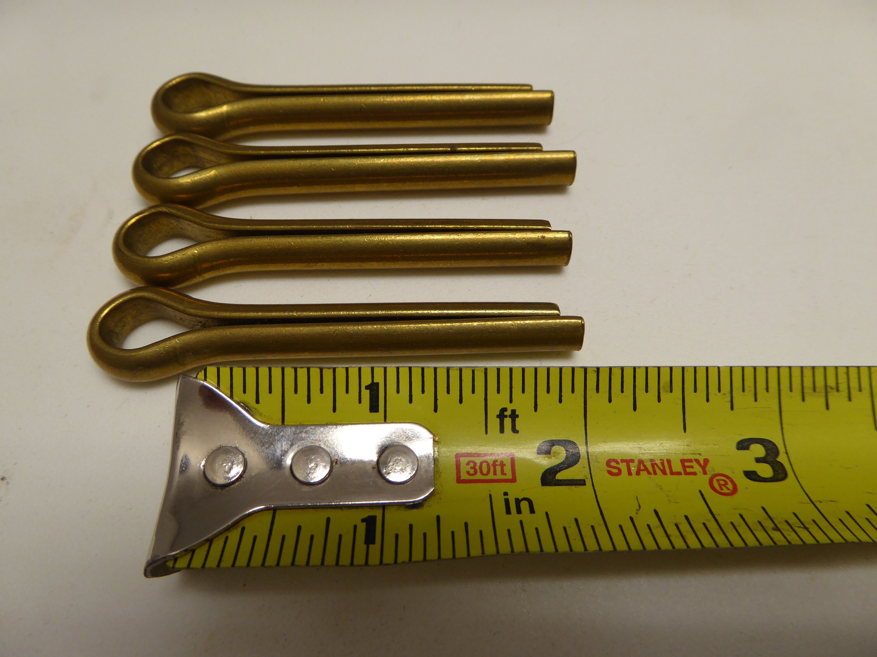 5/16" X 2" Brass Cotter Pin NEW VINTAGE 1950's Made in the USA Quantity ...