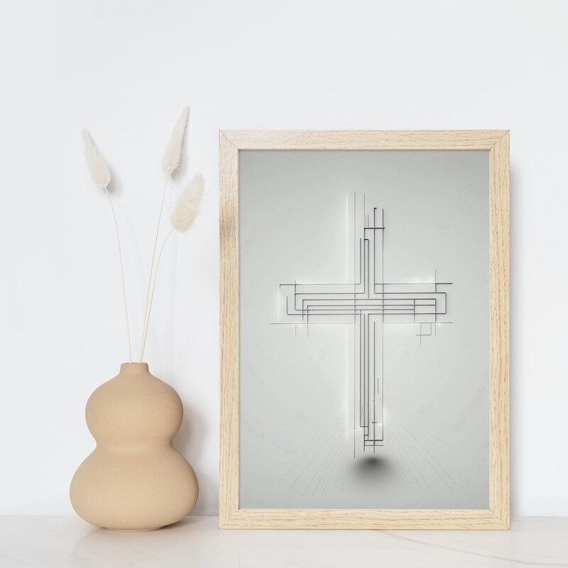 Cross Print - Etsy