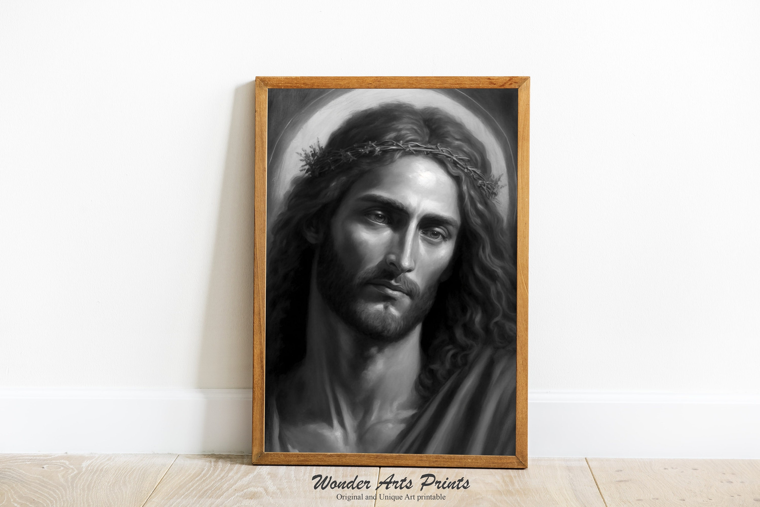 Jesus Art Portrait, Jesus Picture, Pencil Drawing Art, Jesus Art ...