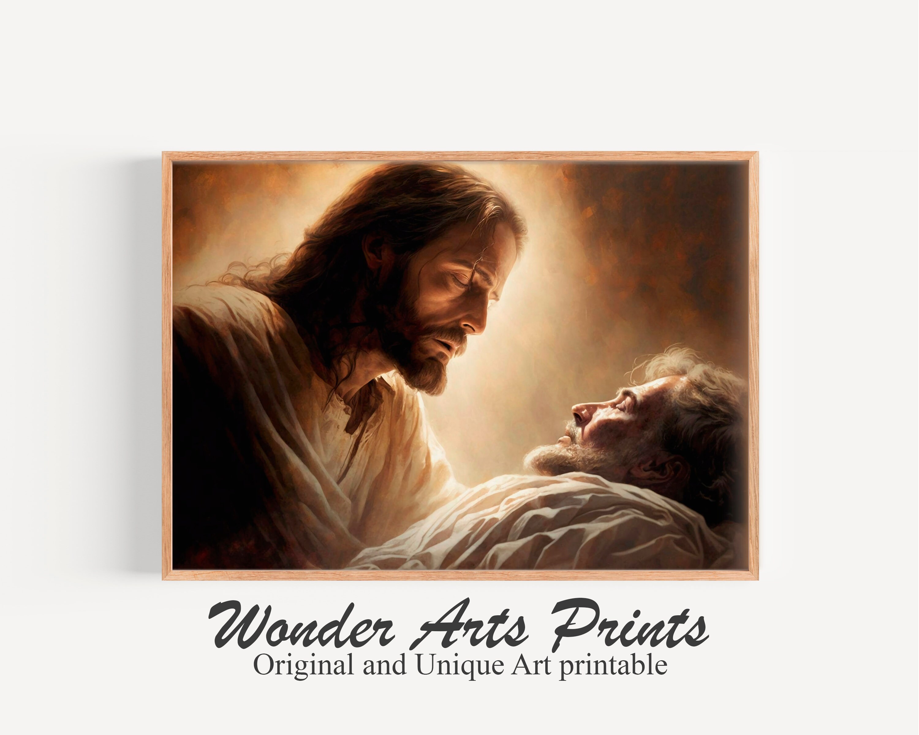 The Mercy of Jesus, Watercolor Portrait, Catholic Print, Christ Picture ...