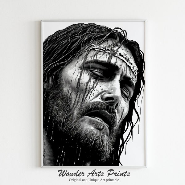 Jesus Suffering Art - Etsy