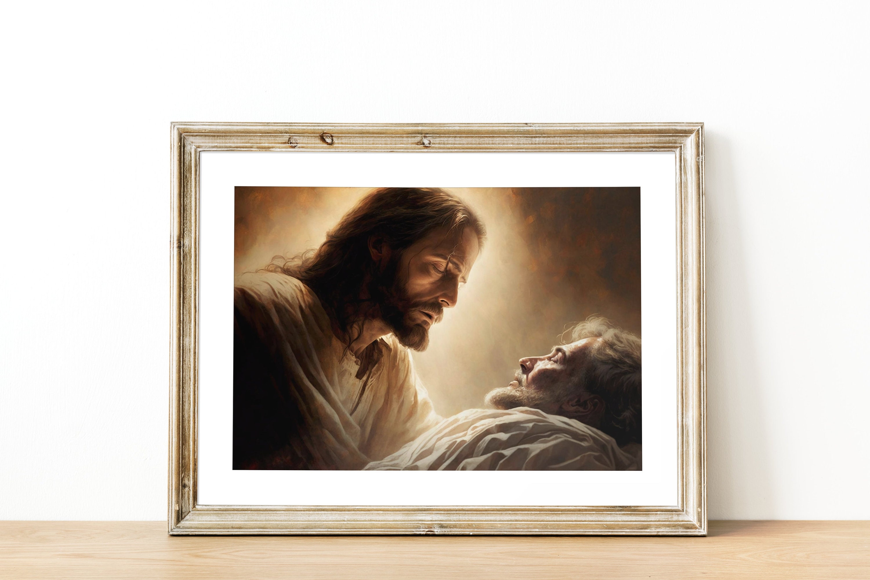 The Mercy of Jesus, Watercolor Portrait, Catholic Print, Christ Picture ...