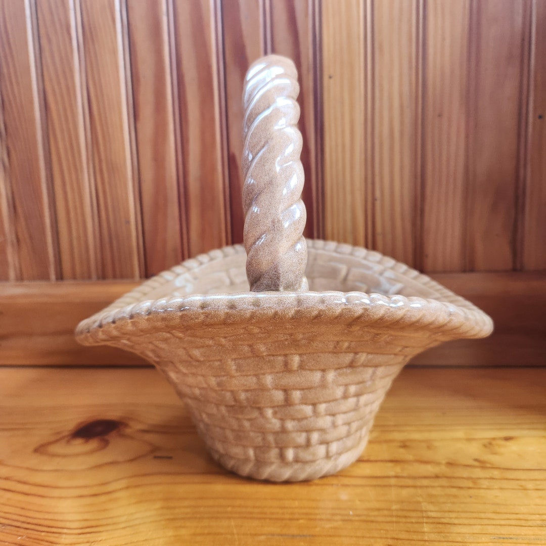 Handmade Ceramic Basket, Vintage Ceramics - Etsy