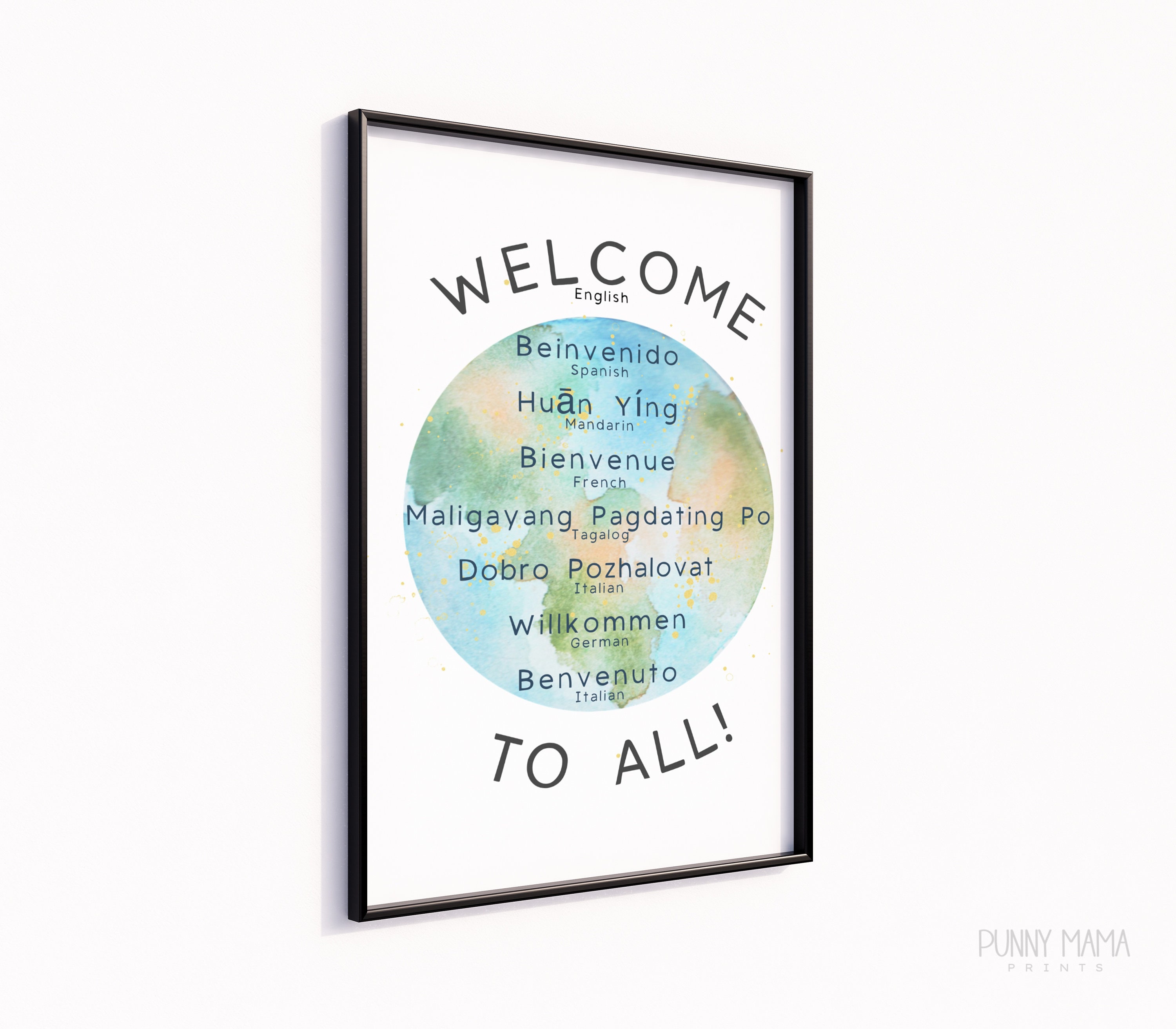 Welcome to All Printable Say Welcome in Different Languages Educational ...