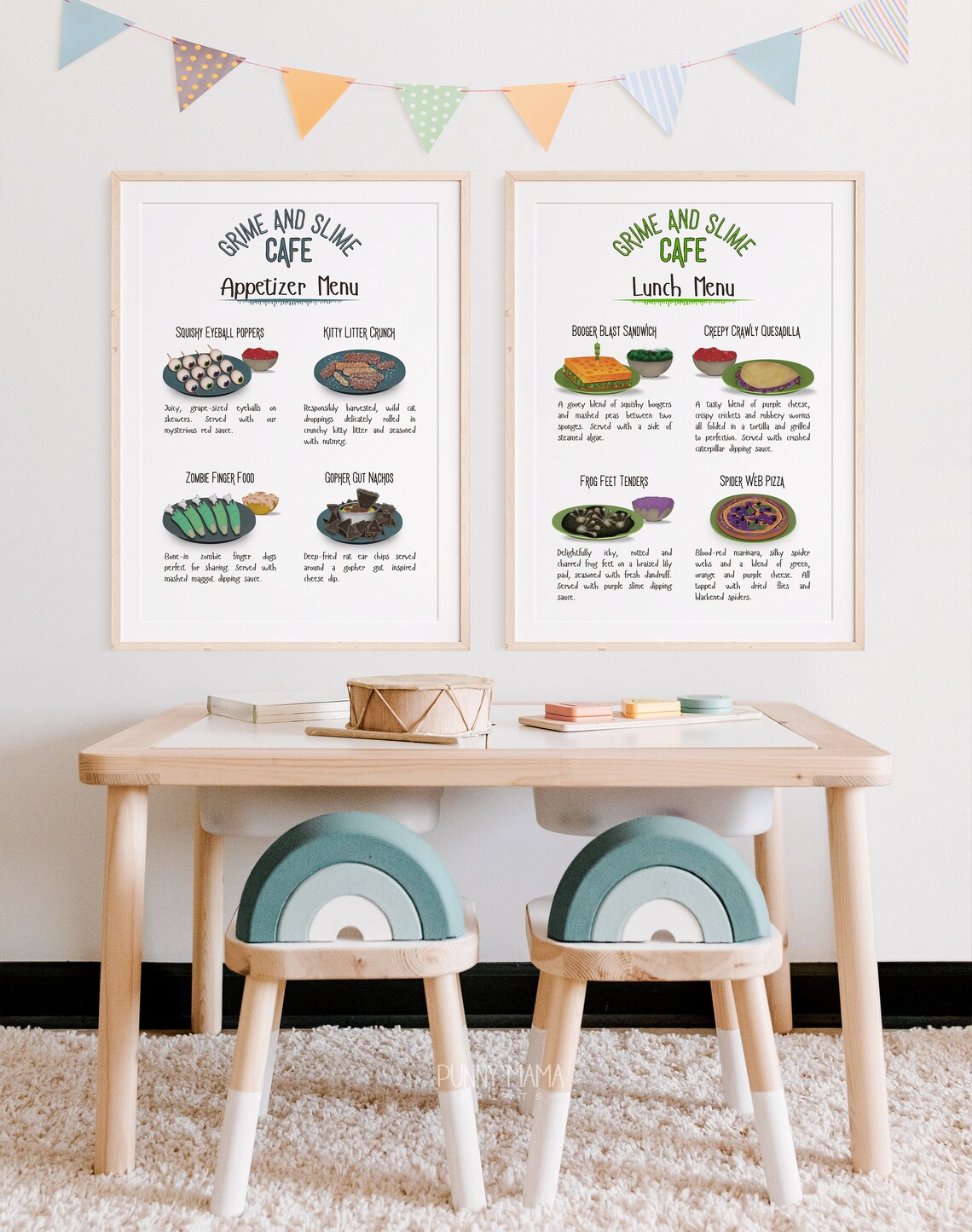 Printable Silly Play Menus, Gross Fun Unusual Menu, Restaurant Play ...