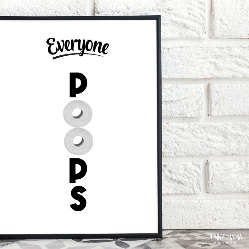 Everyone Poops Toilet Paper Holder - Etsy