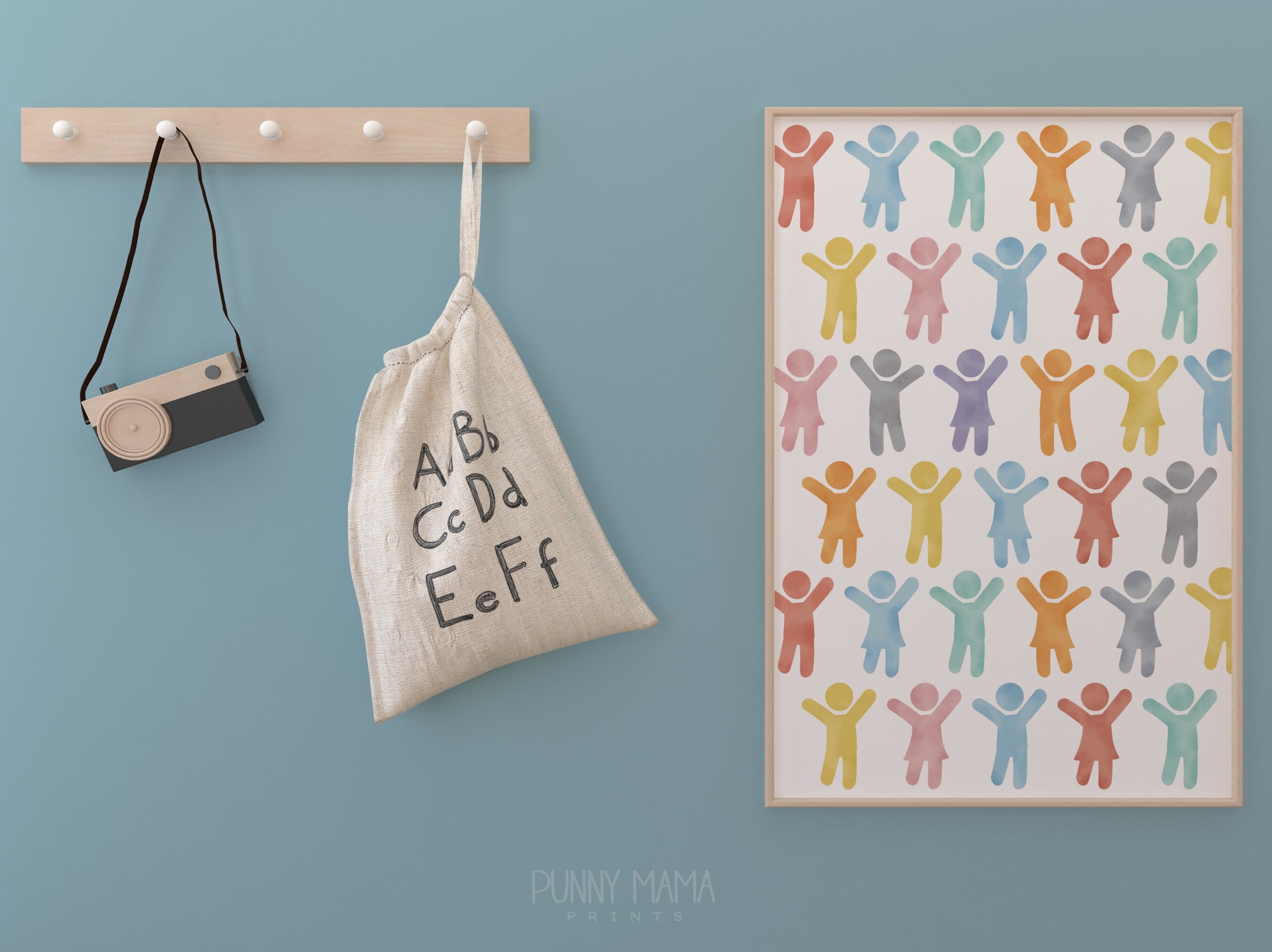 Pastel Rainbow Welcome Languages Print Set: Educational Playroom Wall ...