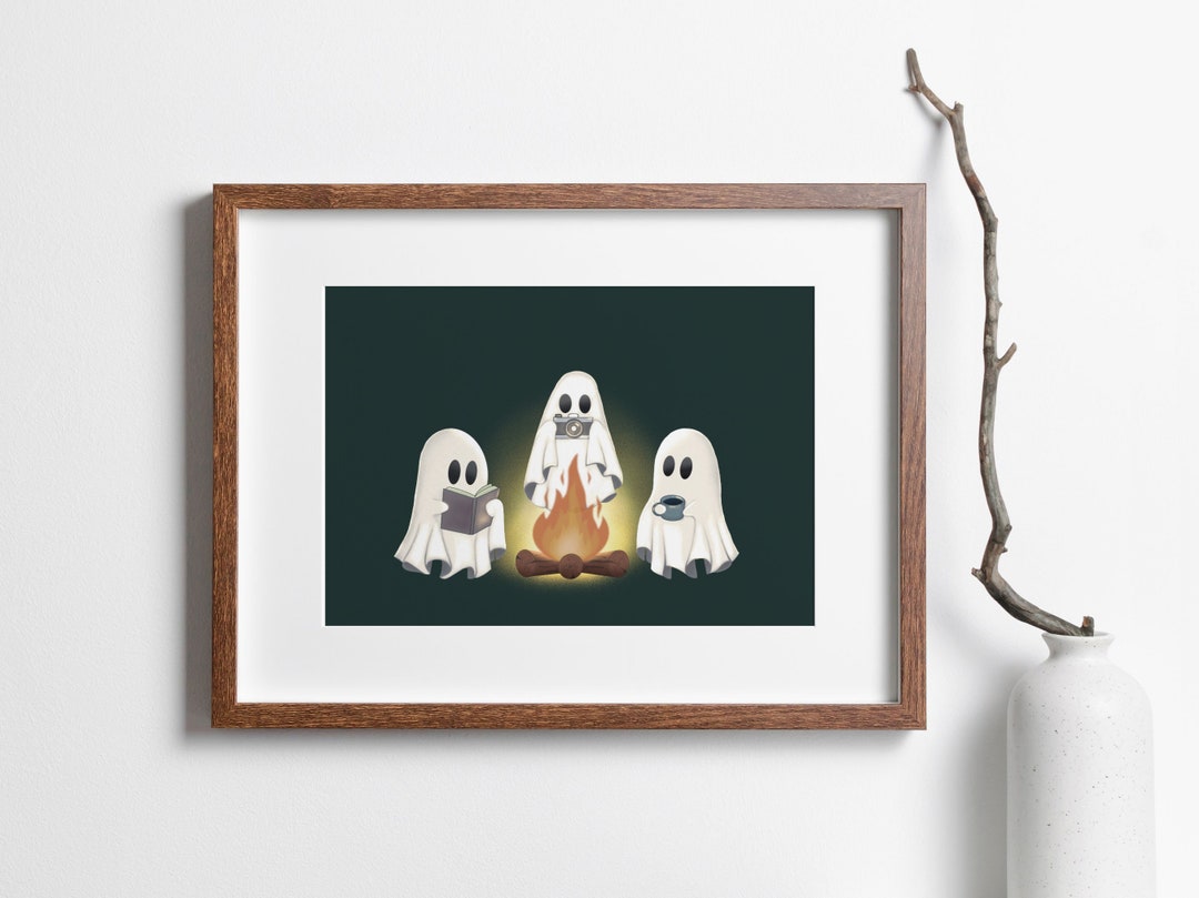 Ghost Family by Campfire Digital Art Printable Cute and Spooky ...