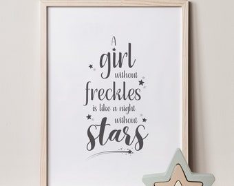 African American Girl With Freckles PNG Beautiful Freckles - Etsy