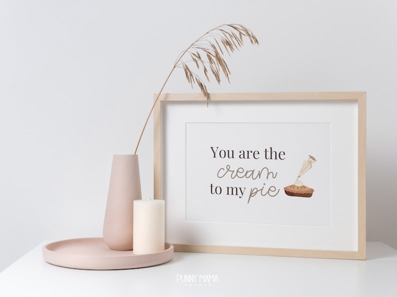 Cream Pie Printable, Adult Humor Fall Wall Art, Suggestive Innuendo ...