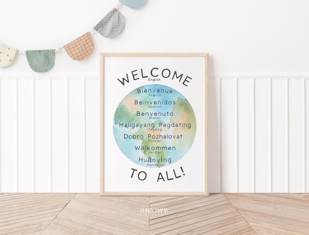 Welcome to All Printable| Say Welcome in Different Languages ...