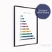Count to 10 Printable Jewel Tones, Kids Numbers & Counting, Count Along ...
