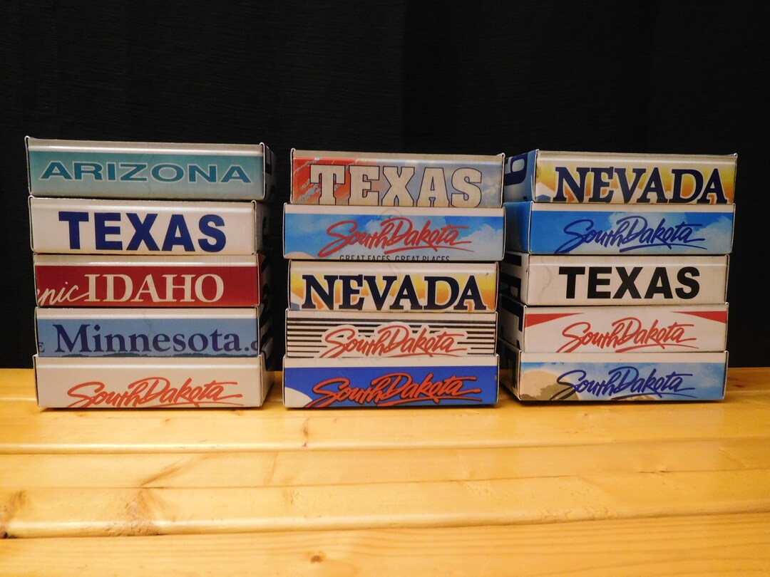 Handmade License Plate Box - Tray - Tin - Storage - Organizer - Candy ...