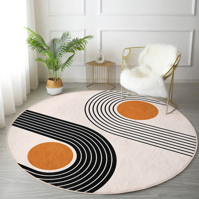 Abstract Floor Rug - Etsy