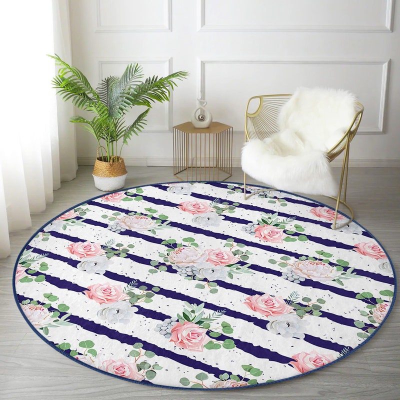 Round Bath Mat - Etsy