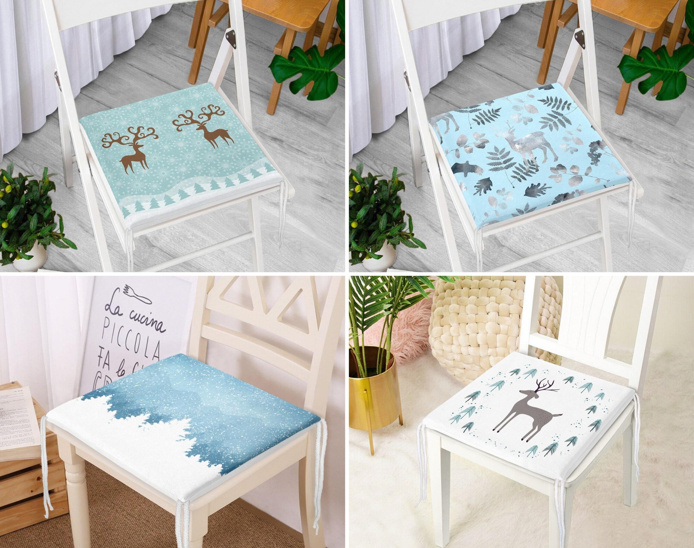 Dining Chair Cushions With Ties Etsy Ireland