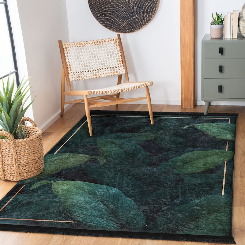Leaf Rug - Etsy