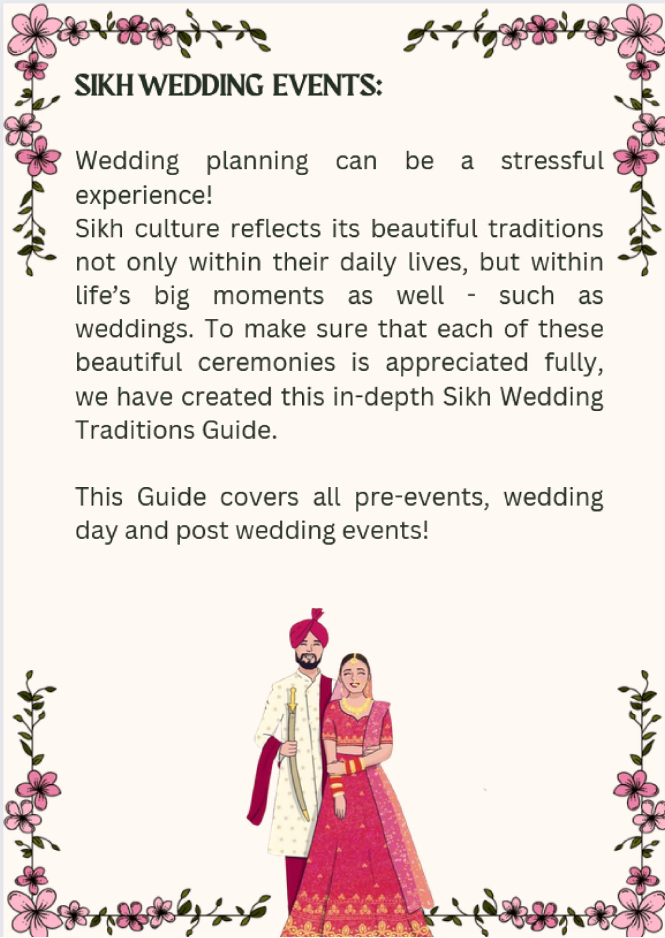 Sikh Wedding Traditions Guide - Digital Sikh Traditions Guide ...