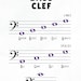 Clef Posters for Music Theory - Etsy