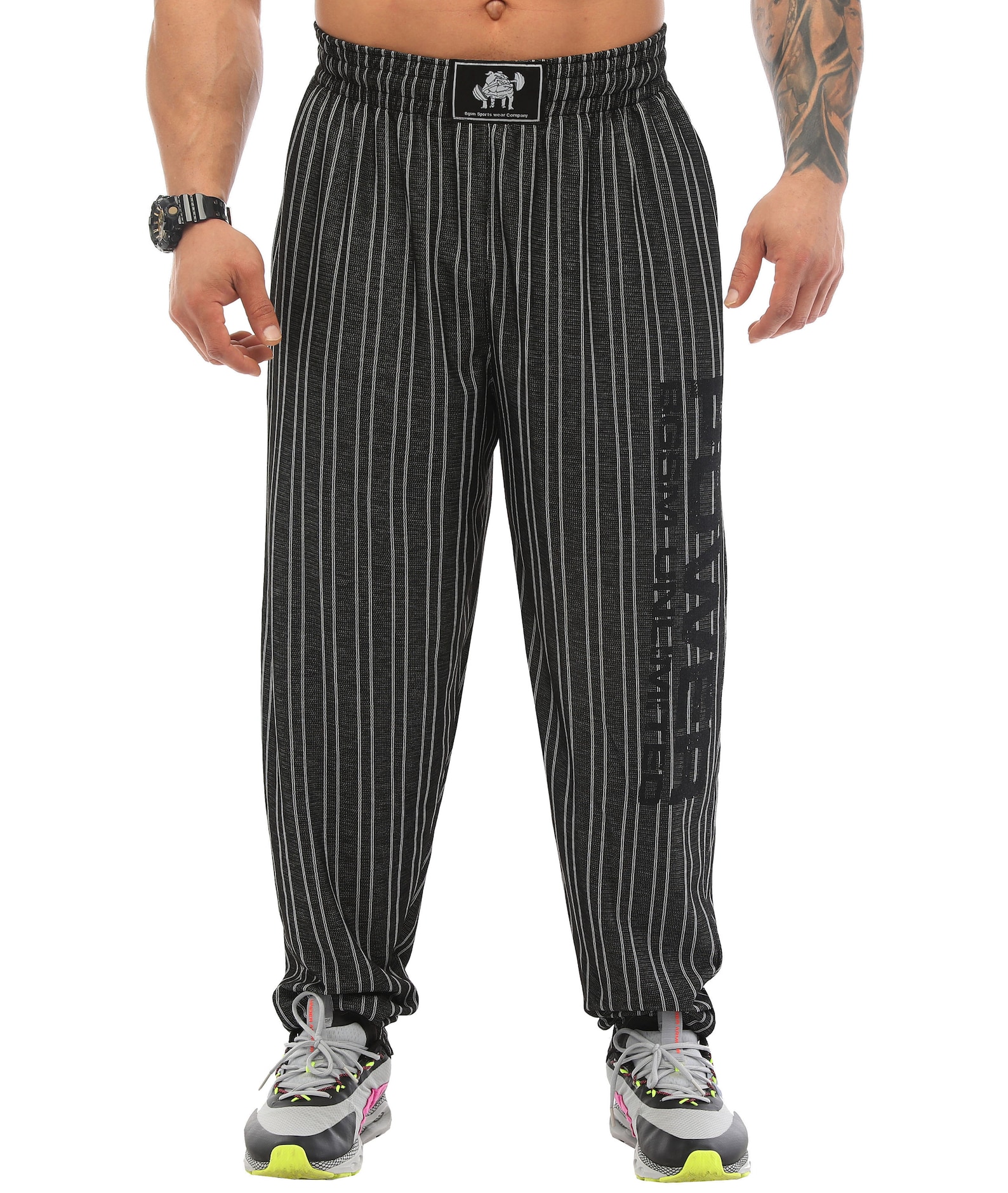 Men's Baggy Sweatpants With Pockets, Oldschool Loose Fit Gym Muscle ...
