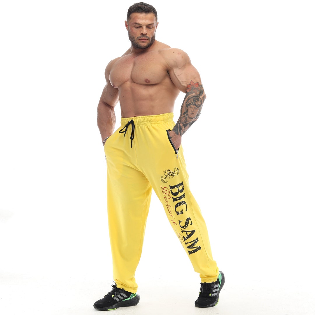 Men's Bodybuilding Workout Comfort Design Baggy Muscle Trackpants - Etsy