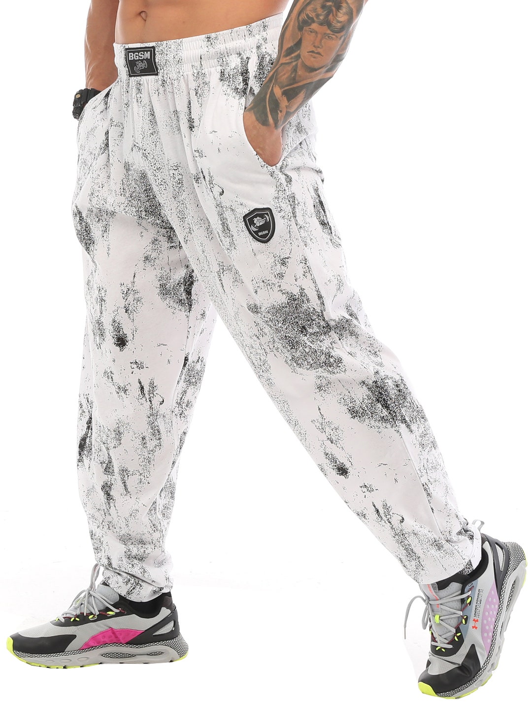 Mens Cotton Workout Pants: Baggy Gym Sweatpants - Etsy