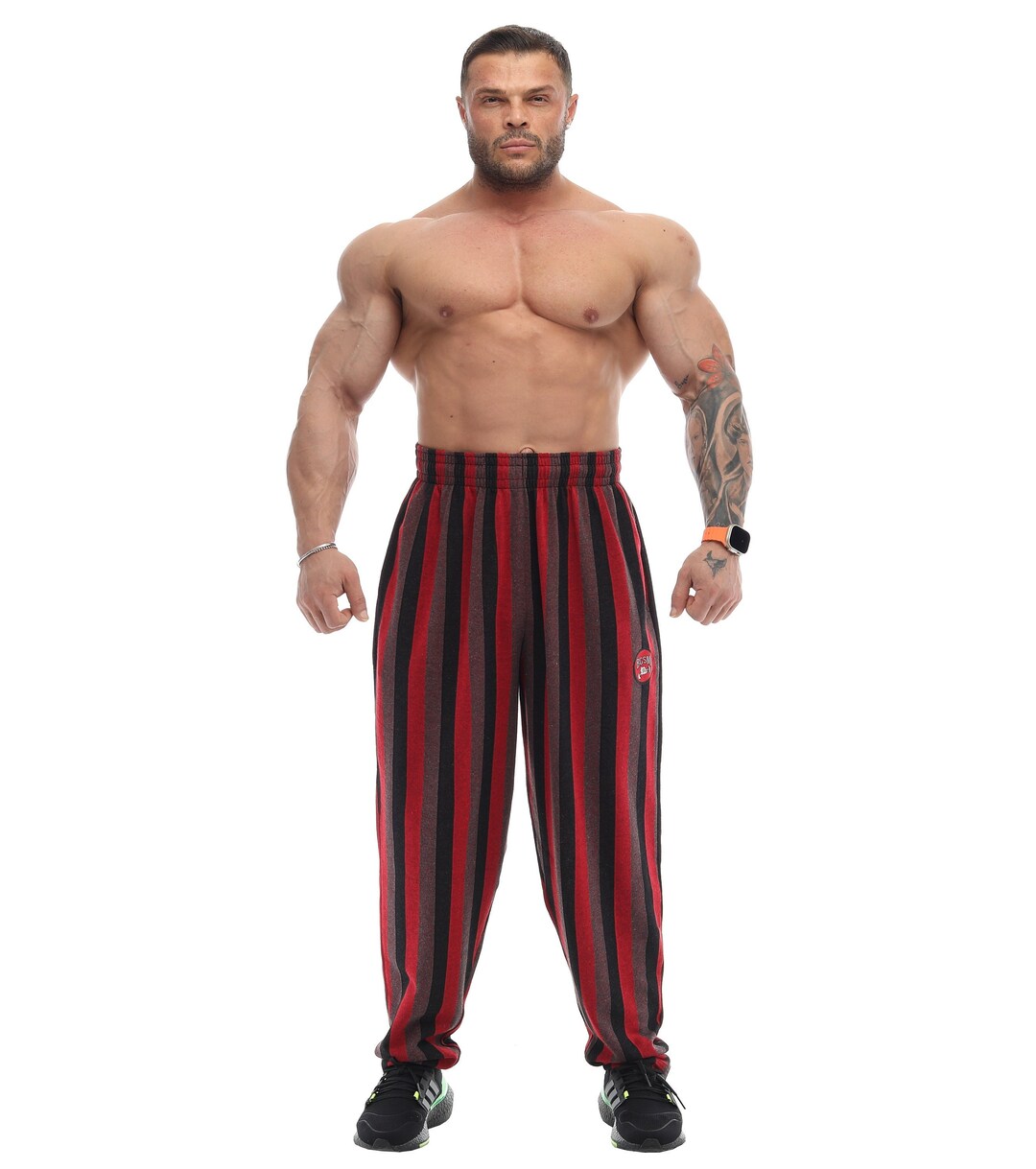 Men's Baggy Sweatpants With Pockets, Oldschool Gym Muscle Pants Gift ...