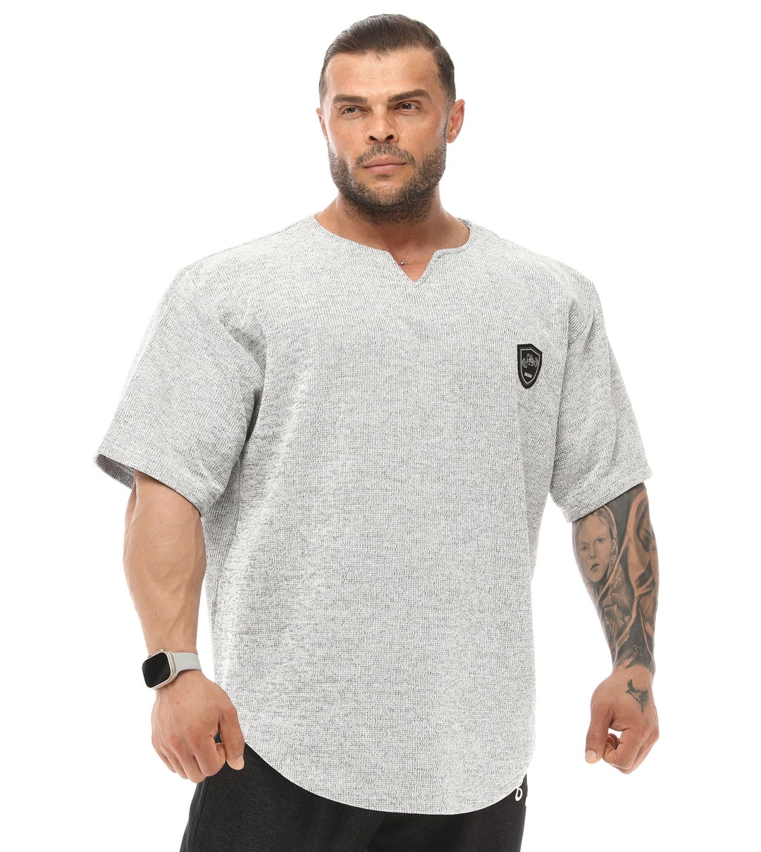 Men's Oversize Rag Top Thick Fabric T-shirt , for Bodybuilders - Etsy