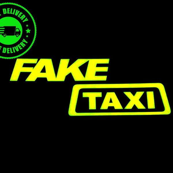 Fake Taxi Stickers - Etsy UK