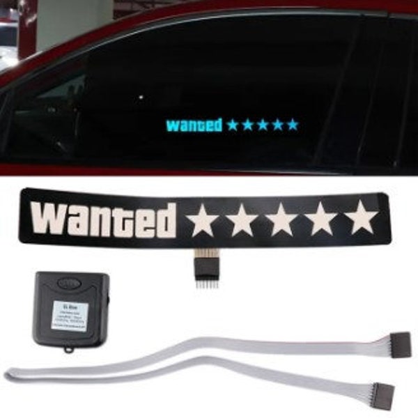 Wanted Led Sticker - Etsy