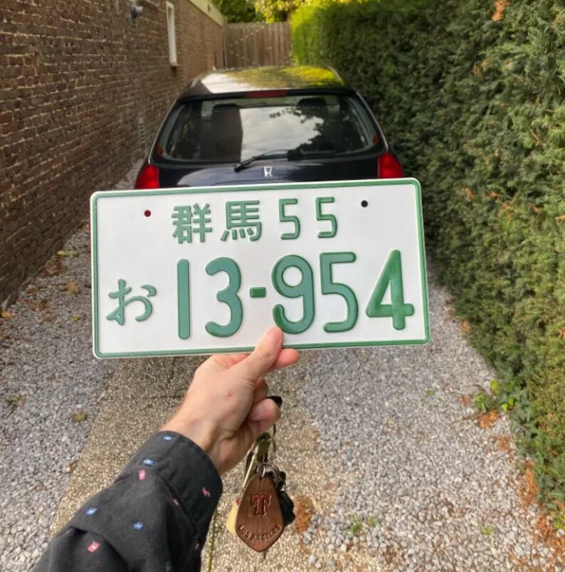JDM License Plate TOP QUALITY Aluminum Japanese Automotive Honda ...
