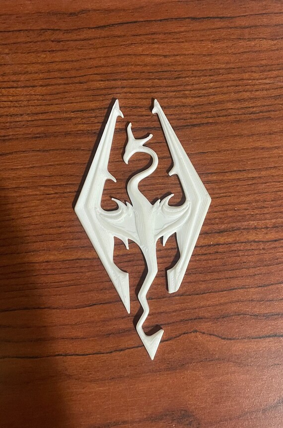 Logo De Skyrim Displate Elder Scrolls Metal Poster Elder Scrolls