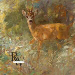 Rustic Deer Wall Art, Rustic Deer Print, Minimalist Art, Log Cabin ...