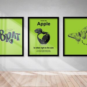 Brat Set 3 Printables Apple Rotten Right to the Core I'm so Julia ...