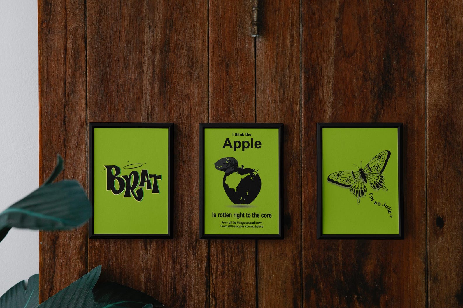 Brat Set 3 Printables Apple Rotten Right to the Core I'm so Julia ...