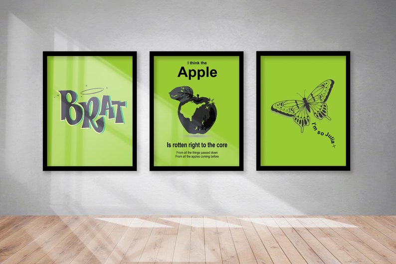 Brat Set 3 Printables Apple Rotten Right to the Core I'm so Julia ...