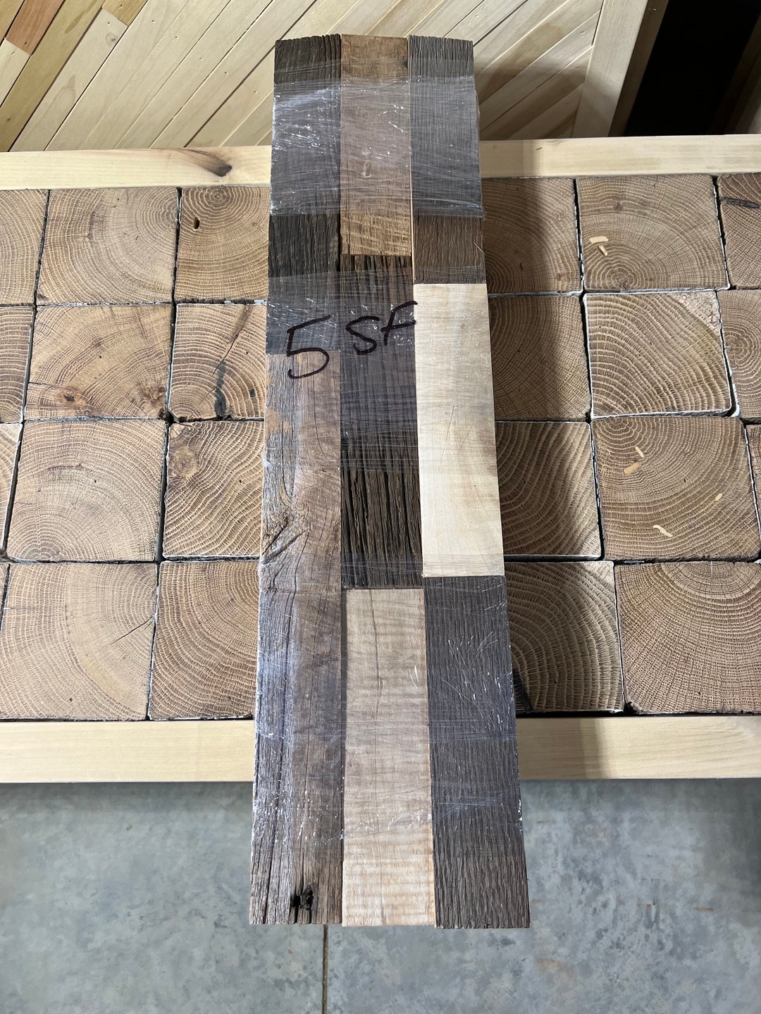 Reclaimed Wood Planks Small Craft Bundles 5 Sf. - Etsy