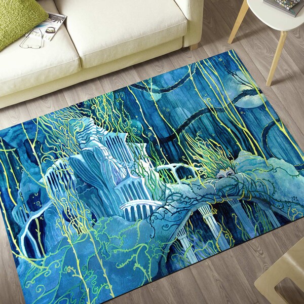 Mermaid Area Rug - Etsy