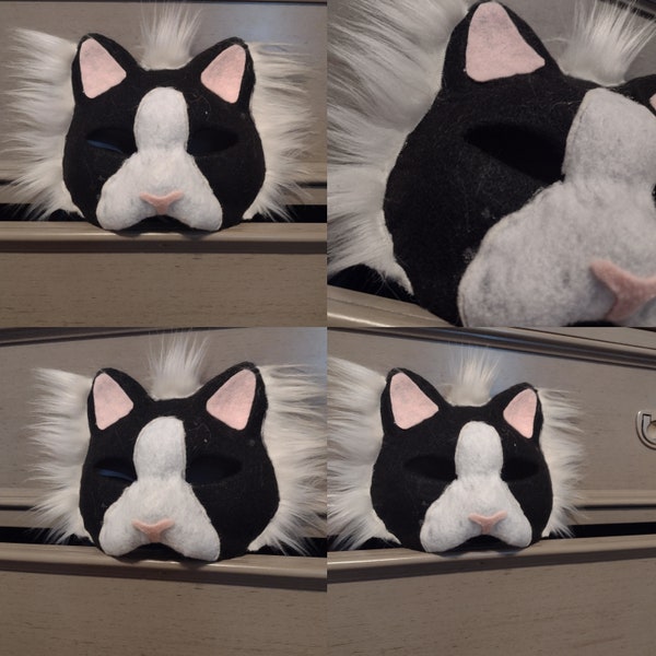 Tuxedo Therian Mask - Etsy