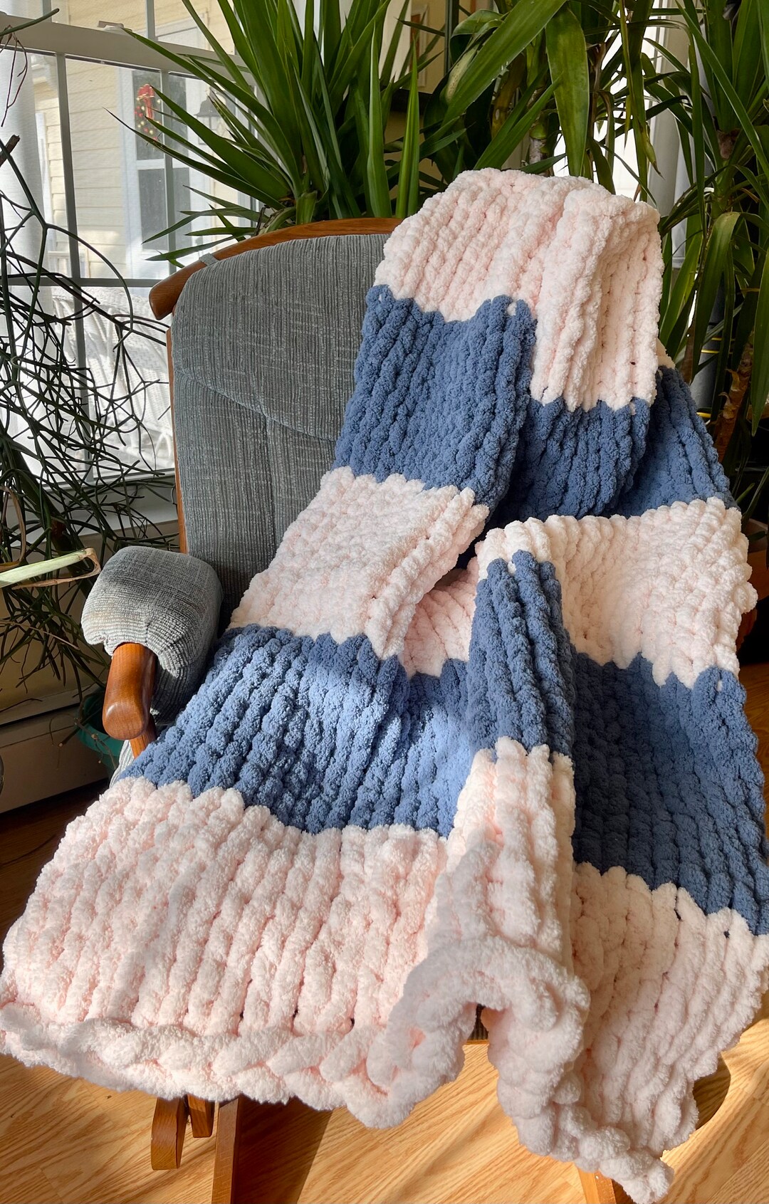 Ready to Ship| Super Chunky Knit Blanket| Chenille Blanket| Chunky ...
