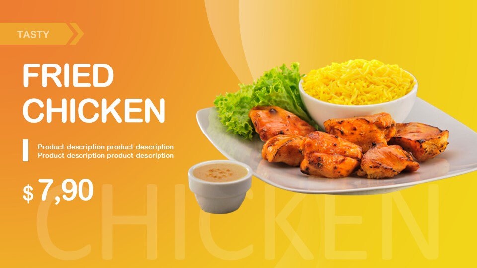 Buy Restaurant Menu Board – Digital Signage Powerpoint Animated ...