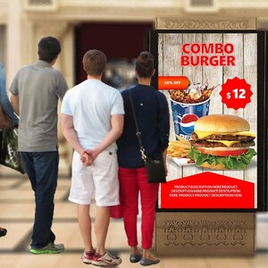 Buy Restaurant Menu Board – Digital Signage Powerpoint Animated ...