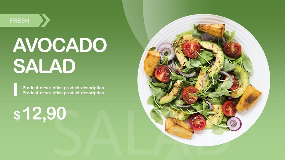 Buy Restaurant Menu Board – Digital Signage Powerpoint Animated ...