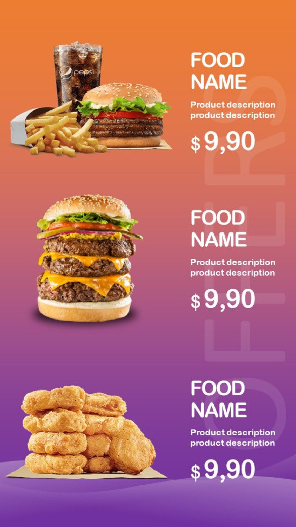 Buy Restaurant Menu Board Digital Signage Powerpoint Animated Template ...