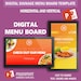 Buy Restaurant Menu Board – Digital Signage Powerpoint Animated ...